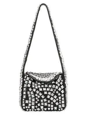 Alexander Wang Alexander Wang Studded Leather Hobo Bag - Black