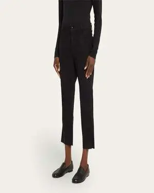 AMO Easy Straight Army Trousers - Black