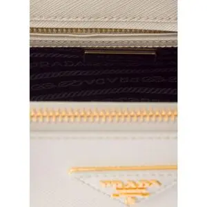 Prada Sfumato Galleria Medium Top-handle Bag - Talco