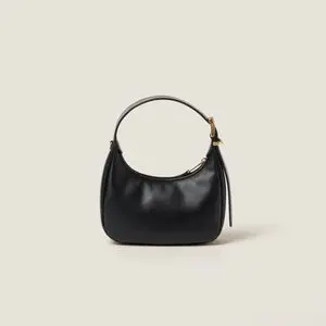 Miu Miu Leather Hobo Bag