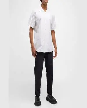 JIL SANDER Straight-leg Gabardine Trousers