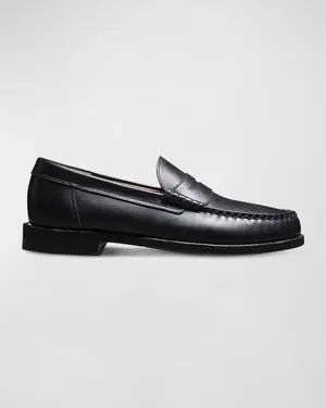 Allen Edmonds Newman Leather Penny Loafers - Black