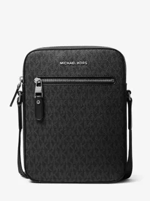 Michael Kors Varick Logo Flight Bag