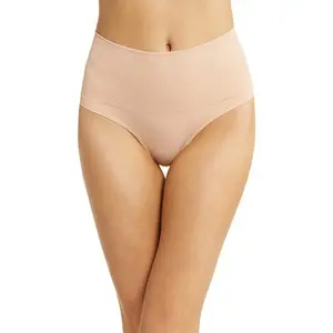 Chantelle Smooth Comfort High Waist Thong - Clay Nude-0q