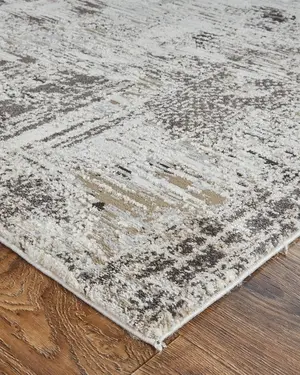 FEIZY Vancouver 39fhf Runner Area Rug, 2'10 X 7'10 - Ivory Charcoal