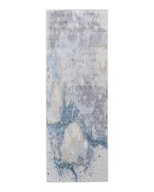 FEIZY Astra Runner Area Rug, 2'10 X 7'10 - Gray/blue