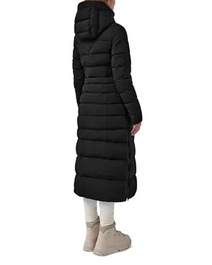 Canada Goose Clair Long Down Coat - Black