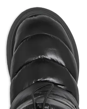 Moncler Gaia Quilted Cold Weather Boots - Black
