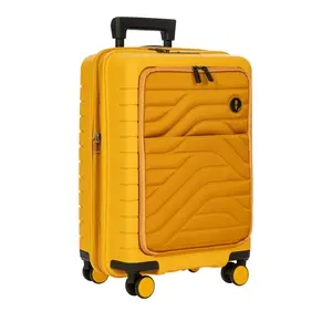 Bric'S By Ulisse 21-inch Expandable Carry On Spinner Suitcase With Pocket - Mango