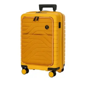 Bric'S By Ulisse 21-inch Expandable Carry On Spinner Suitcase With Pocket - Mango