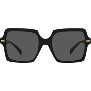 Versace Versace 55mm Square Sunglasses Black