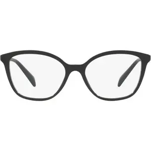 Prada Prada 52mm Butterfly Eyeglasses Black