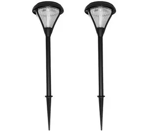 GAMA SONIC Gamasonic Set Of 2 Premier Garden Dual Stake Li Hts - One-color