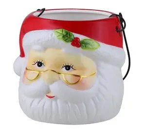 MR. CHRISTMAS 5' Nostalgic Ceramic Container Anta Claus