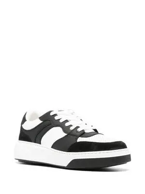 Dsquared2 Panelled Low-top Sneakers - Black