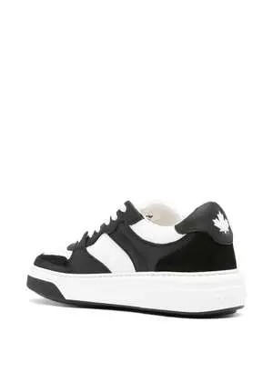 Dsquared2 Panelled Low-top Sneakers - Black