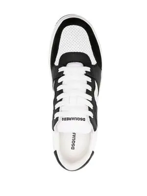 Dsquared2 Panelled Low-top Sneakers - Black