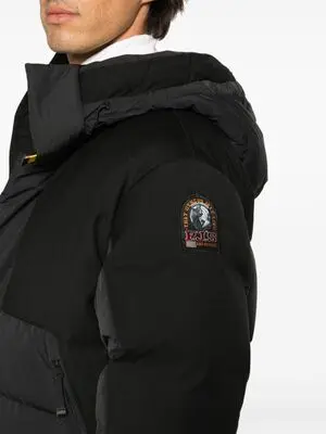 PARAJUMPERS Logo-patch Padded Jacket - Black
