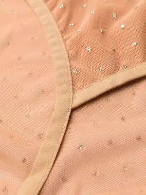 NENSI DOJAKA Crystal-embellished Mesh Bodysuit