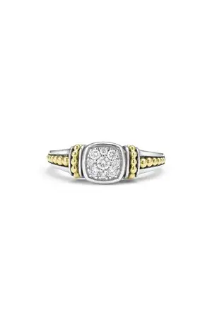Lagos Rittenhouse Pavé Diamond Ring - Silver