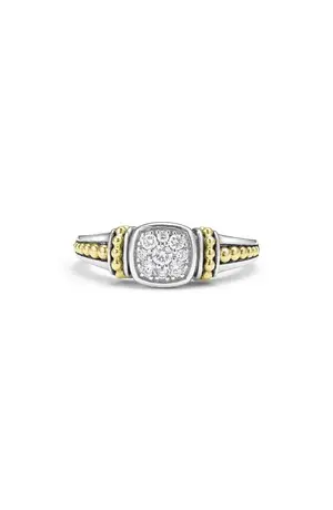 Lagos Rittenhouse Pavé Diamond Ring - Silver