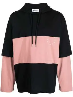 Études Studio Pave Europa Organic-cotton Hoodie - Black