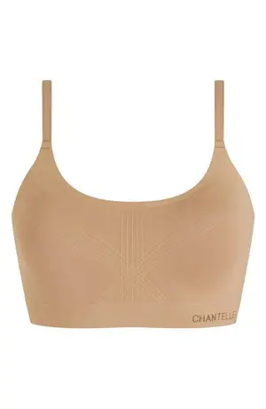 Chantelle Smooth Comfort Seamless Padded Bralette - Terracotta