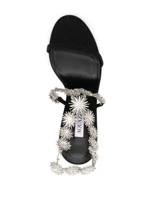 AQUAZZURA Comet 105mm Crystal-embellished Sandals