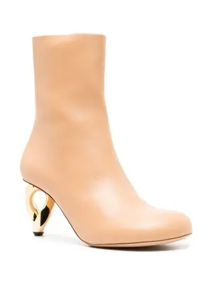 JW Anderson 105mm Sculpted-heel Leather Boots