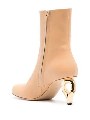 JW Anderson 105mm Sculpted-heel Leather Boots