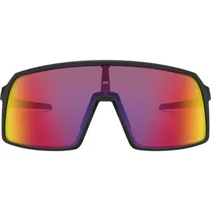 Oakley 60mm Wrap Shield Sunglasses - Black/purple