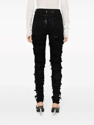 Rick Owens Detroit High-rise Skinny Jeans - Black
