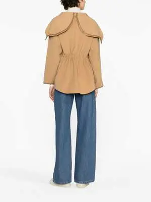 Maje Split-hood Double-breasted Coat