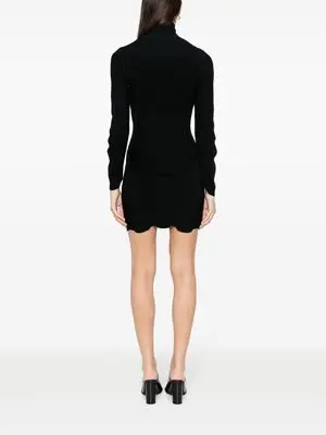 ALESSANDRO VIGILANTE Roll-neck Minidress