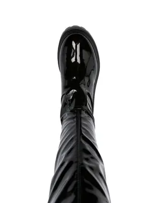 LE SILLA Ranger 50mm Thigh-high Boots - Black