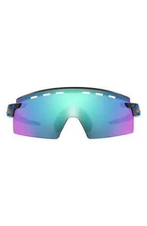 Oakley Rimless Wrap Shield Sunglasses - Sapphire