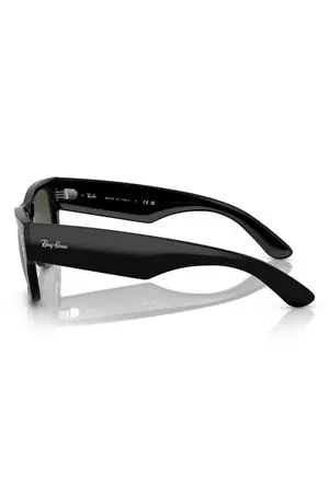 Ray-ban Mega Wayfarer 52mm Square Sunglasses - Black