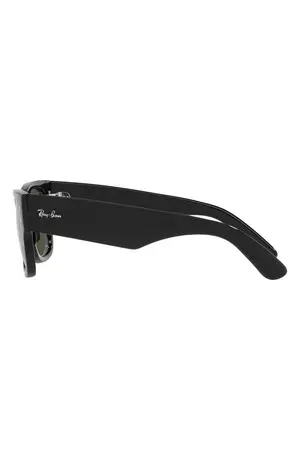 Ray-ban Mega Wayfarer 52mm Square Sunglasses - Black