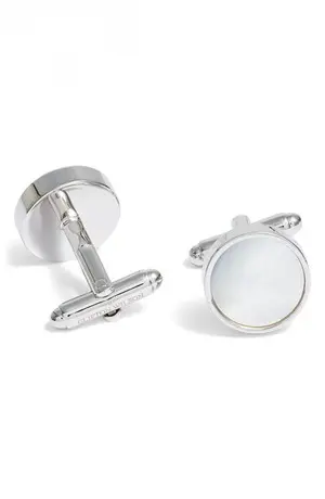 CLIFTON WILSON Mother-of-pearl Cuff Links - White