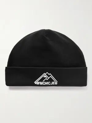 Moncler Logo Appliqué Beanie