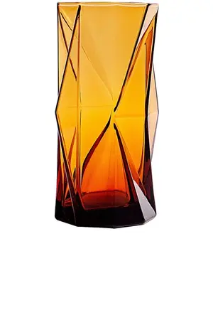 MAX ID NY Ghost Highball Glass Pair In Orange