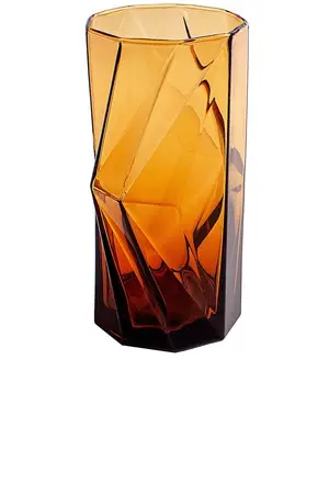 MAX ID NY Ghost Highball Glass Pair In Orange