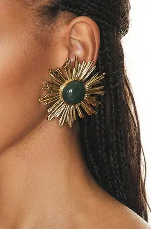 Saint Laurent Sun Clip-on Earrings