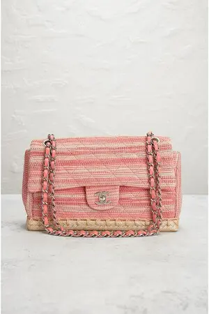 Chanel Jute Espadrille Flap Bag