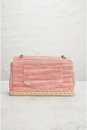 Chanel Jute Espadrille Flap Bag