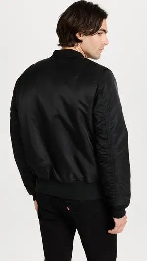 Alpha Industries Ma-1 Regular Fit Flight Jacket - Black
