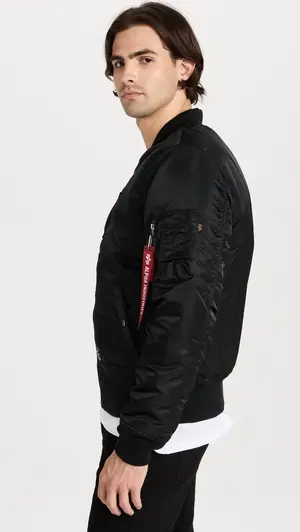 Alpha Industries Ma-1 Regular Fit Flight Jacket - Black