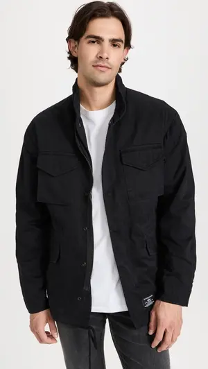 Alpha Industries M-65 Relaxed Fit Field Jacket - Black