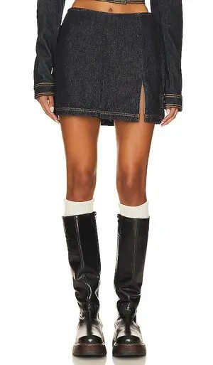 Amanda Uprichard Dale Denim Skort - Indigo