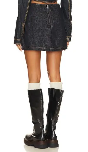 Amanda Uprichard Dale Denim Skort - Indigo